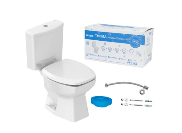 Incepa Thema Plus Kit Bacia c/Caixa+Compl+Ass Softclose BR - Pisolejo